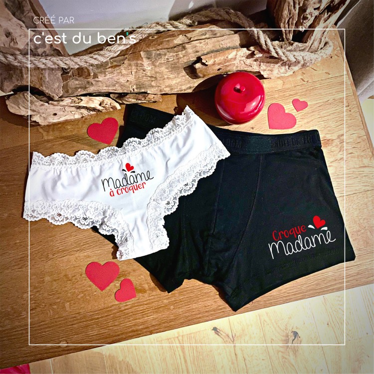 Boxe sous-vêtements "à croquer"