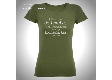 J'ai bien envie de bouder ! JE NE SAIS PAS ENCORE POURQUOI mais je ...